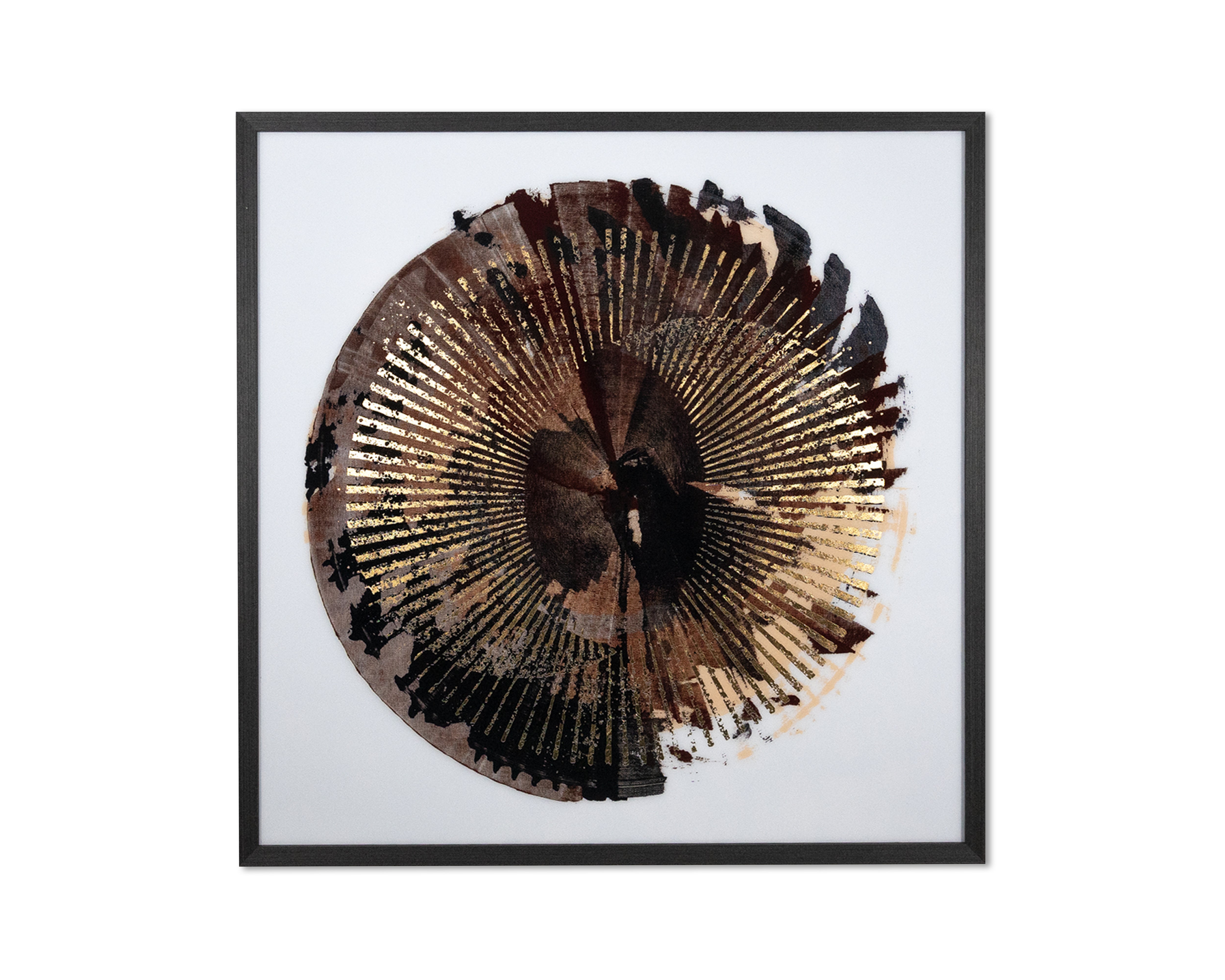 Hazel Trance 41" X 41" Charcoal Frame